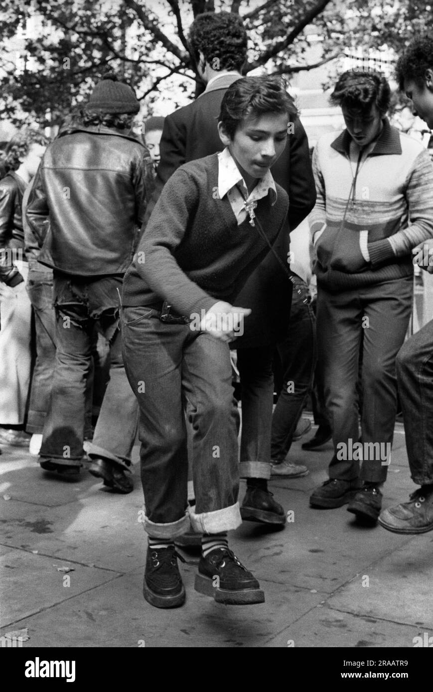 Teddy Boys,1970s King Road, Chelsea.Teenagers Saturday afternoon in the ...