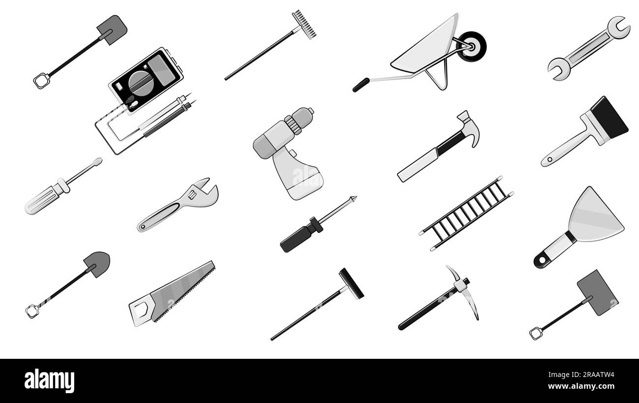 Repair trolley Black and White Stock Photos & Images - Alamy