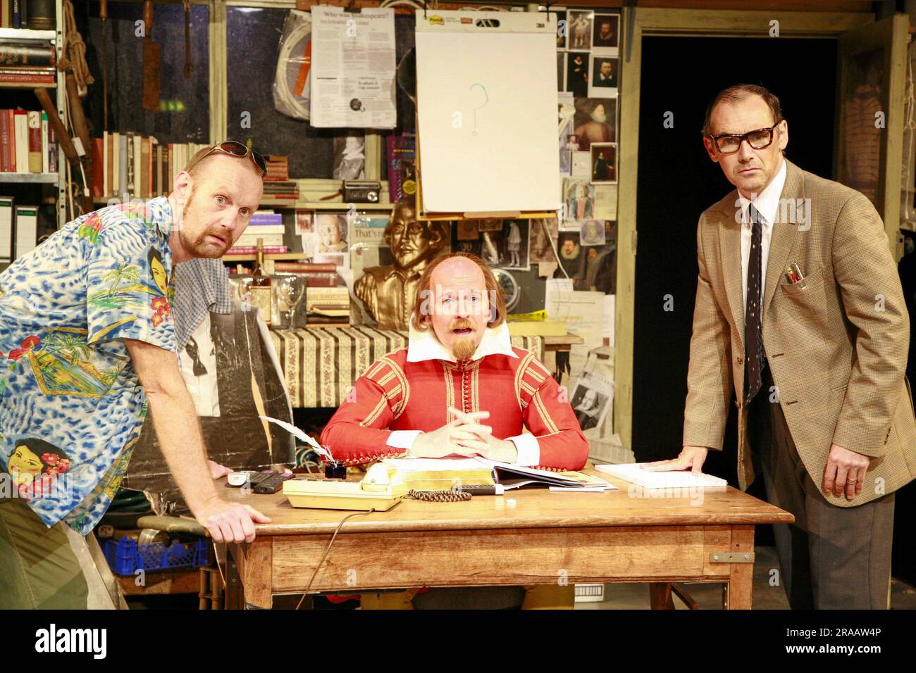 l-r: Sean Foley (Barry), Colin Hurley (William Shakespeare), Mark ...