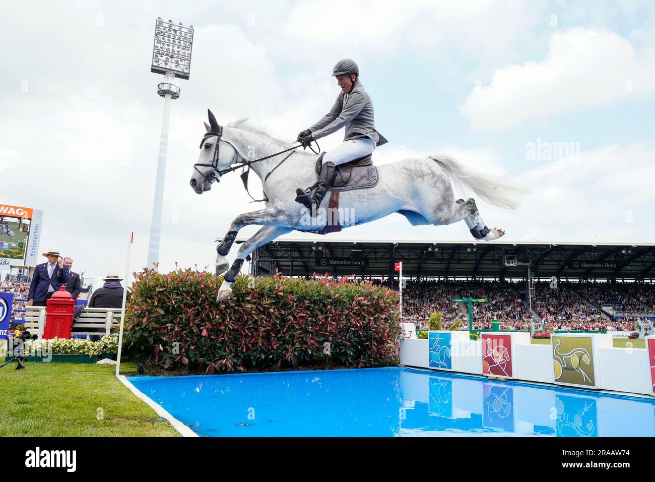 Aachen, Germany. 02nd July, 2023. Equestrian sport, jumping, CHIO ...