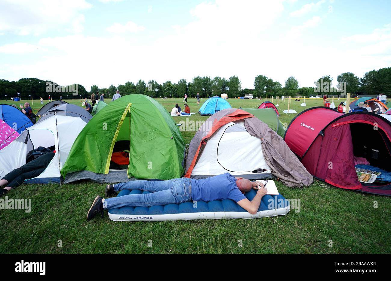 Tent spectator hi-res stock photography and images - Alamy