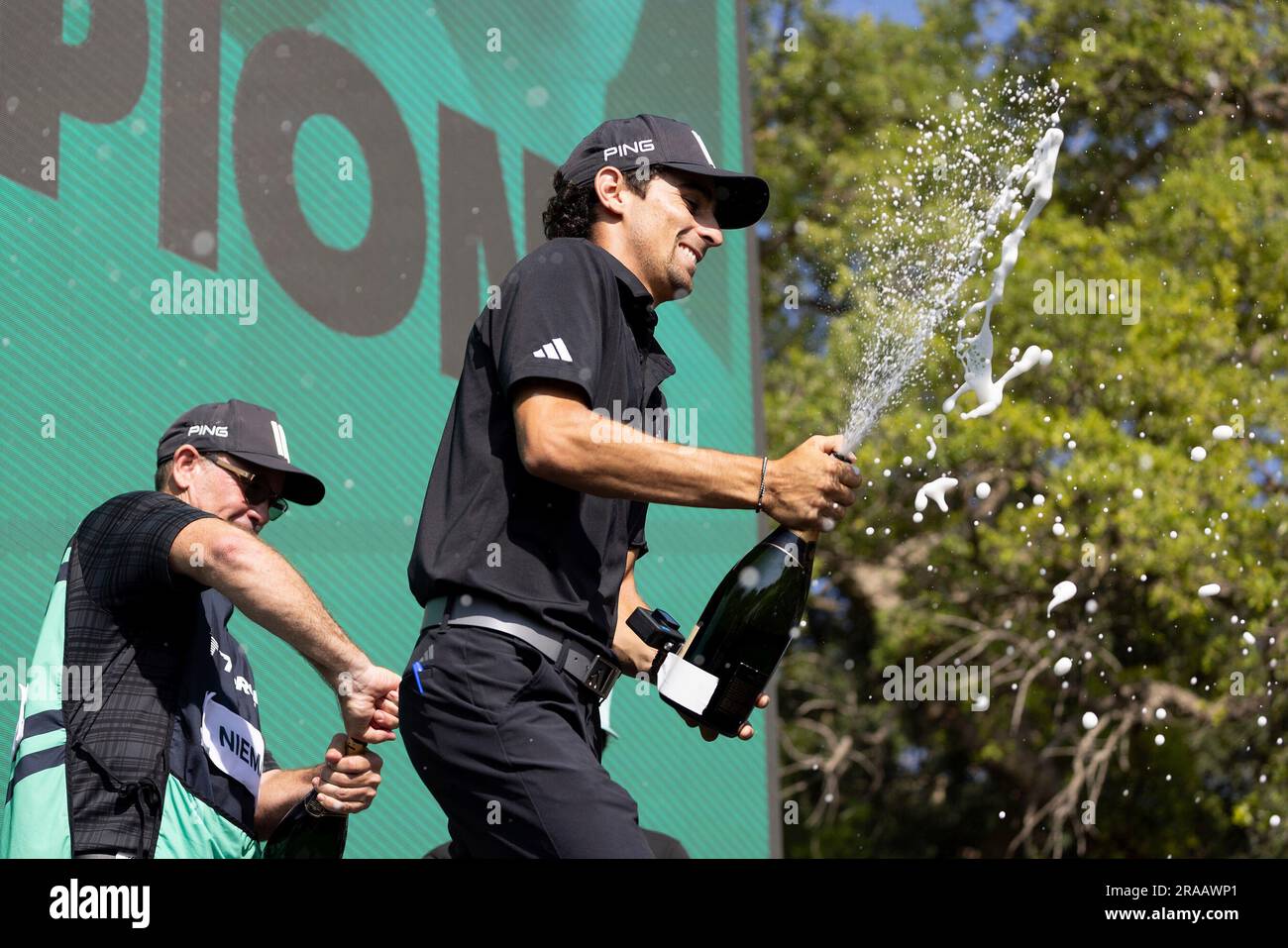 Captain Joaquín Niemann of first place team champions Torque GC ...