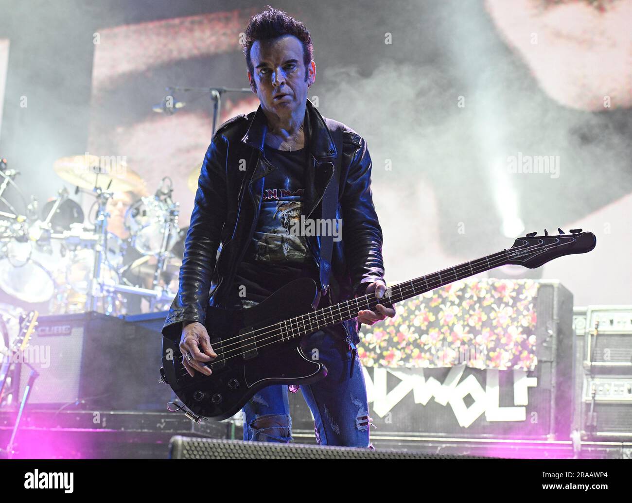 Miami, FL, USA. 01st July, 2023. The Cure perform during their Shows of ...