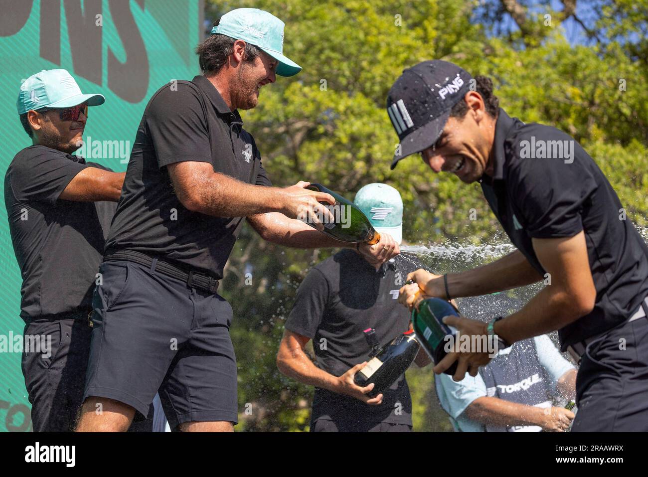 First place team champions Torque GC, (L-R) Sebastián Muñoz, Mito ...
