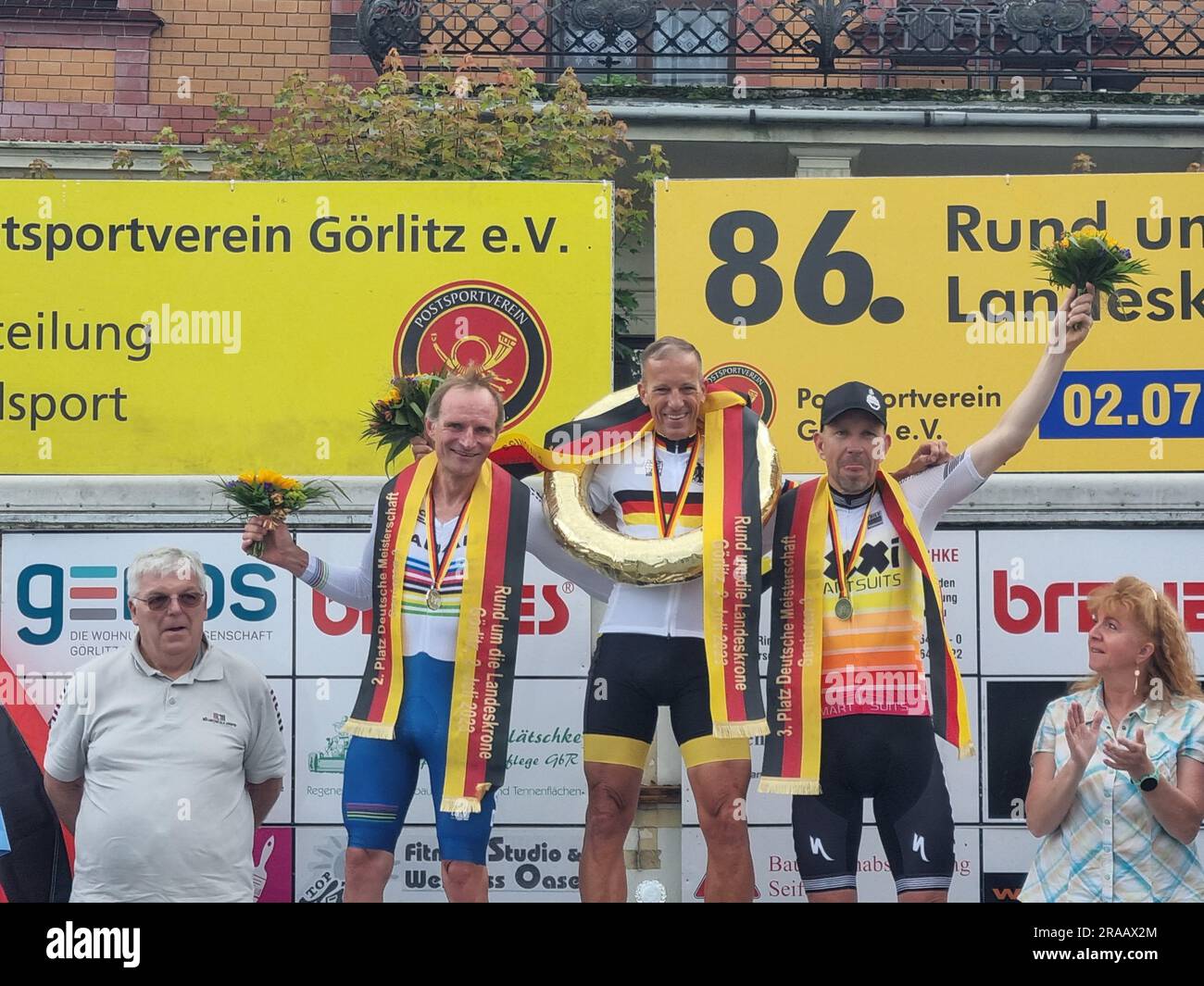 Michael Schaefer vom RSV Speiche Leipzig, Markus Westhäuser vom BIKE-o ...