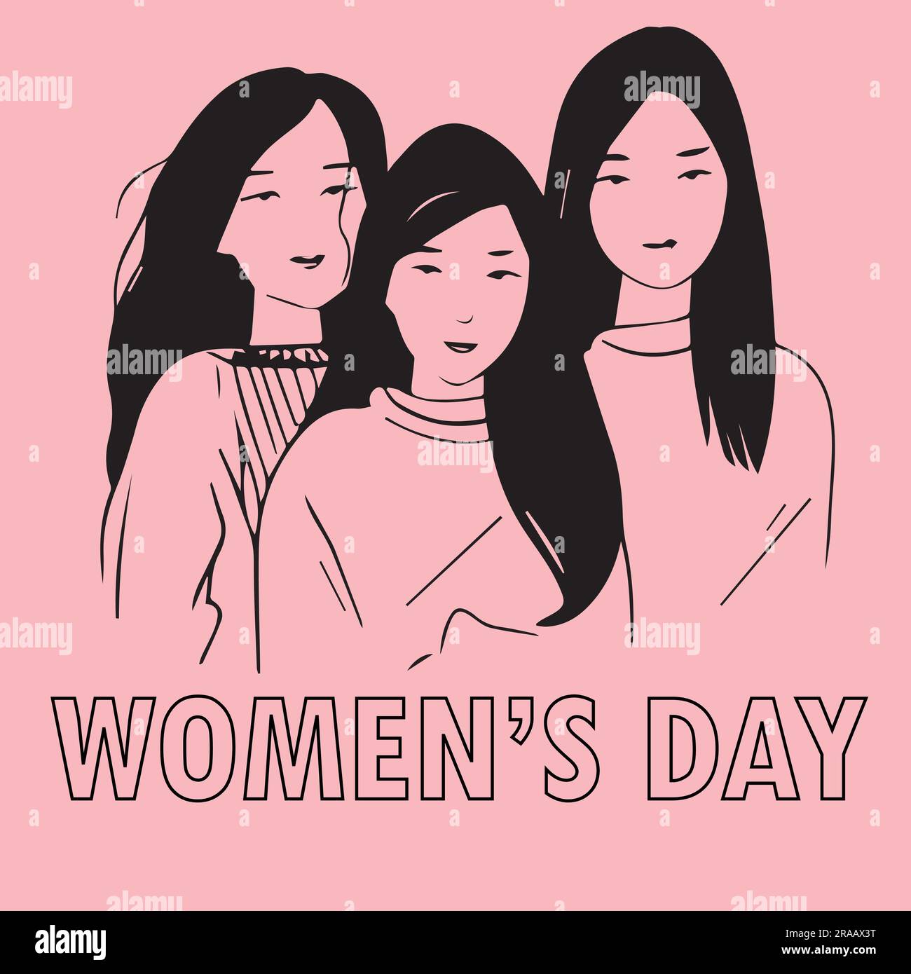 Trendy women shopping Stock Vector Images - Alamy