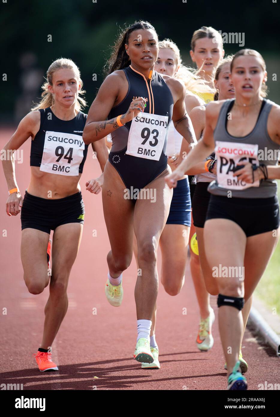 Morgan Mitchell of Australia competing in the women’s 800m B race at ...