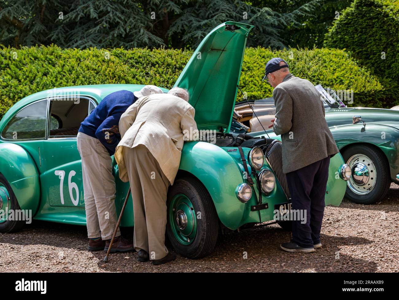 East Lothian, Scotland, UK, 2nd July 2023. Wheels of Yesteryear: the ...