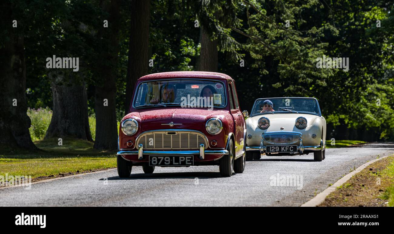 East Lothian, Scotland, UK, 2nd July 2023. Wheels of Yesteryear: the ...