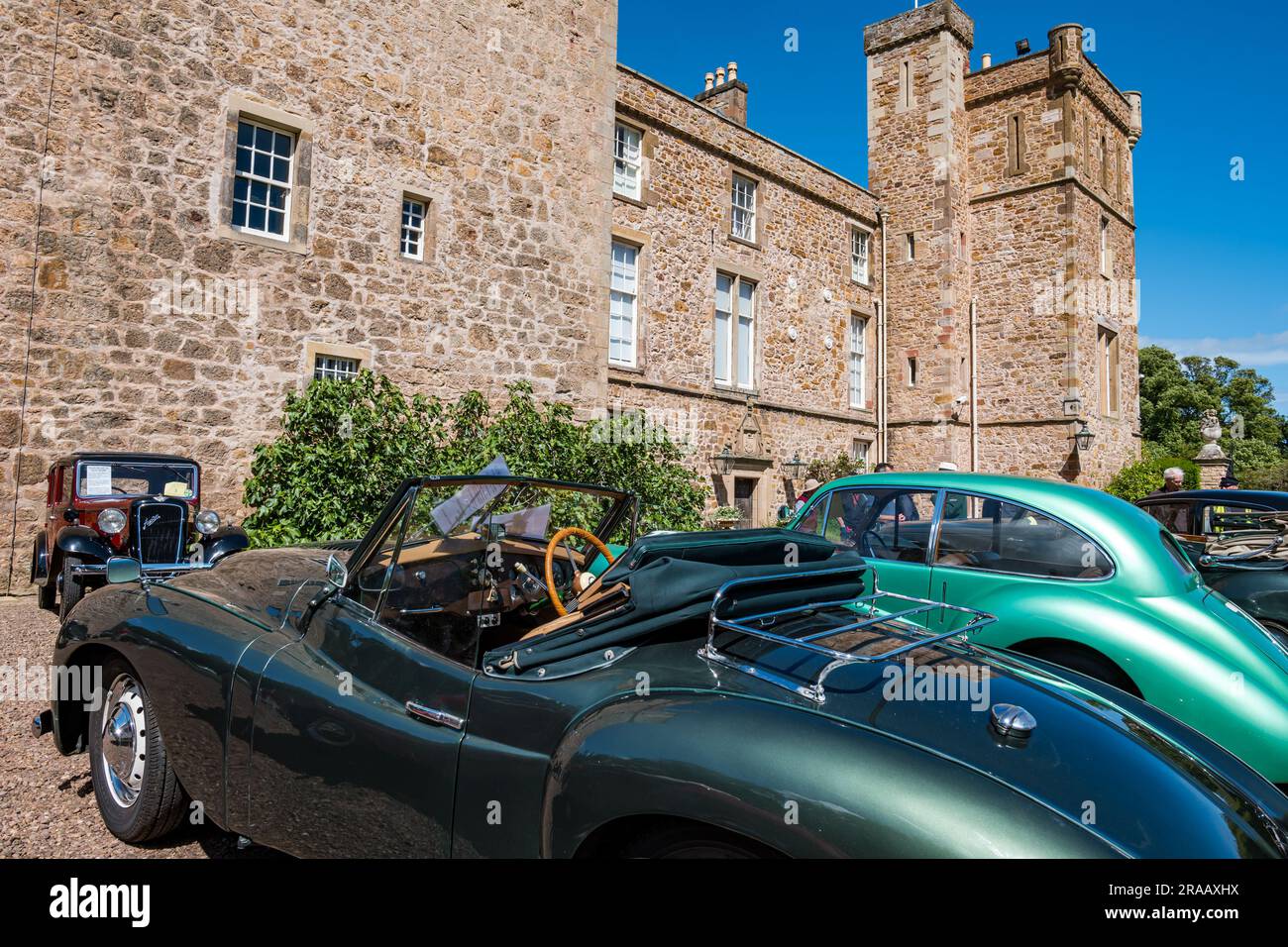 East Lothian, Scotland, UK, 2nd July 2023. Wheels of Yesteryear: the ...