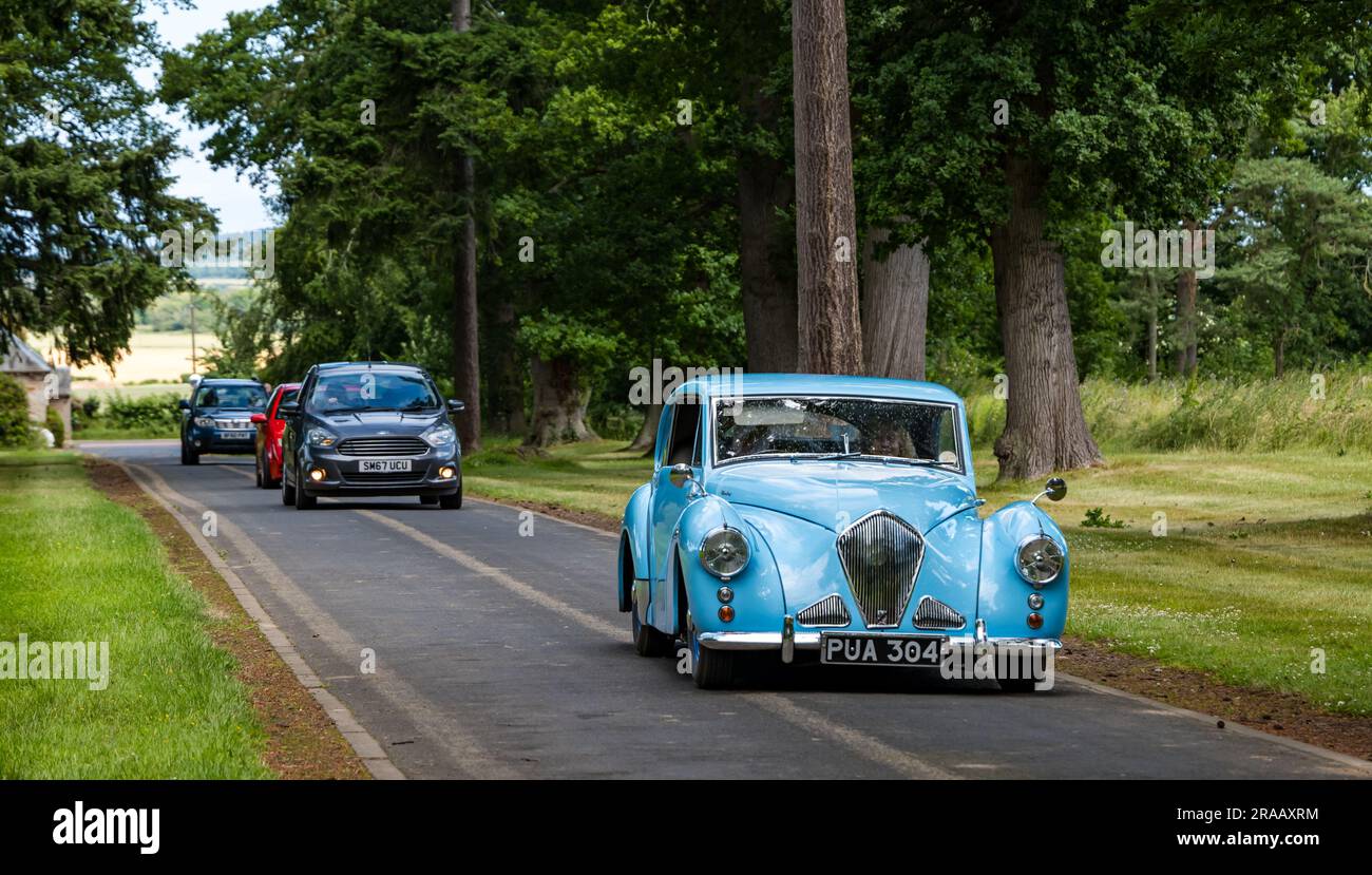 East Lothian, Scotland, UK, 2nd July 2023. Wheels of Yesteryear: the ...