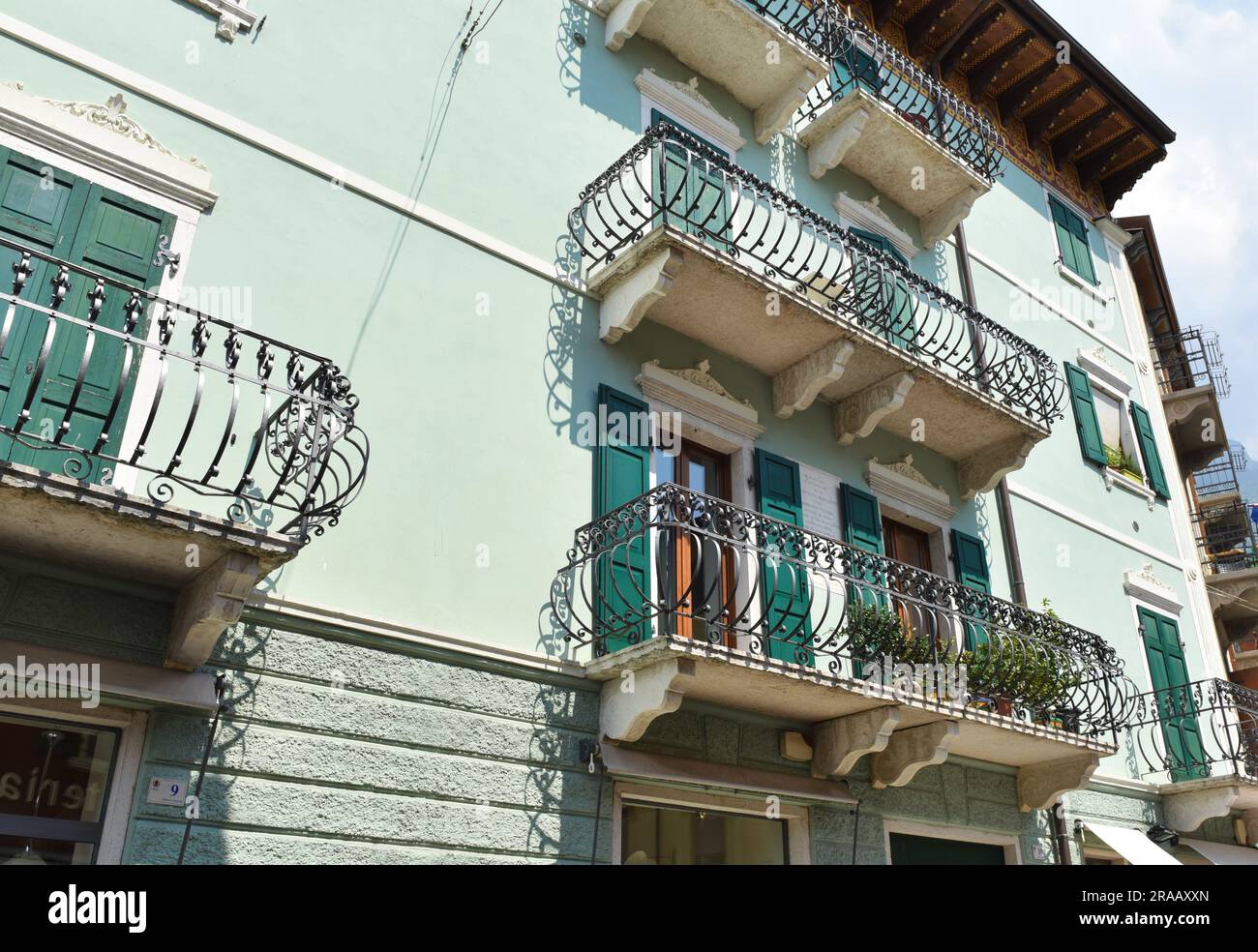 Views of the Riva del garda area Stock Photo - Alamy