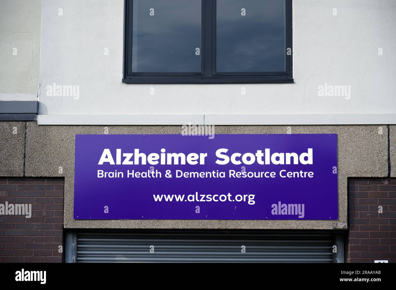 Alzheimer Scotland dementia charity building entrance Stock Photo - Alamy