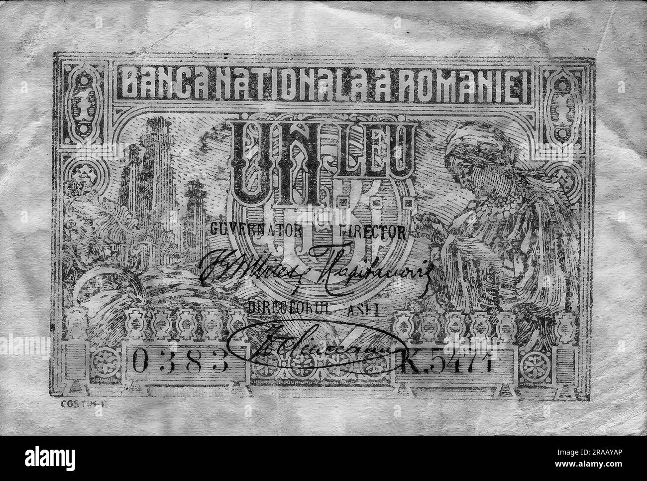 Lei romania Black and White Stock Photos & Images - Alamy