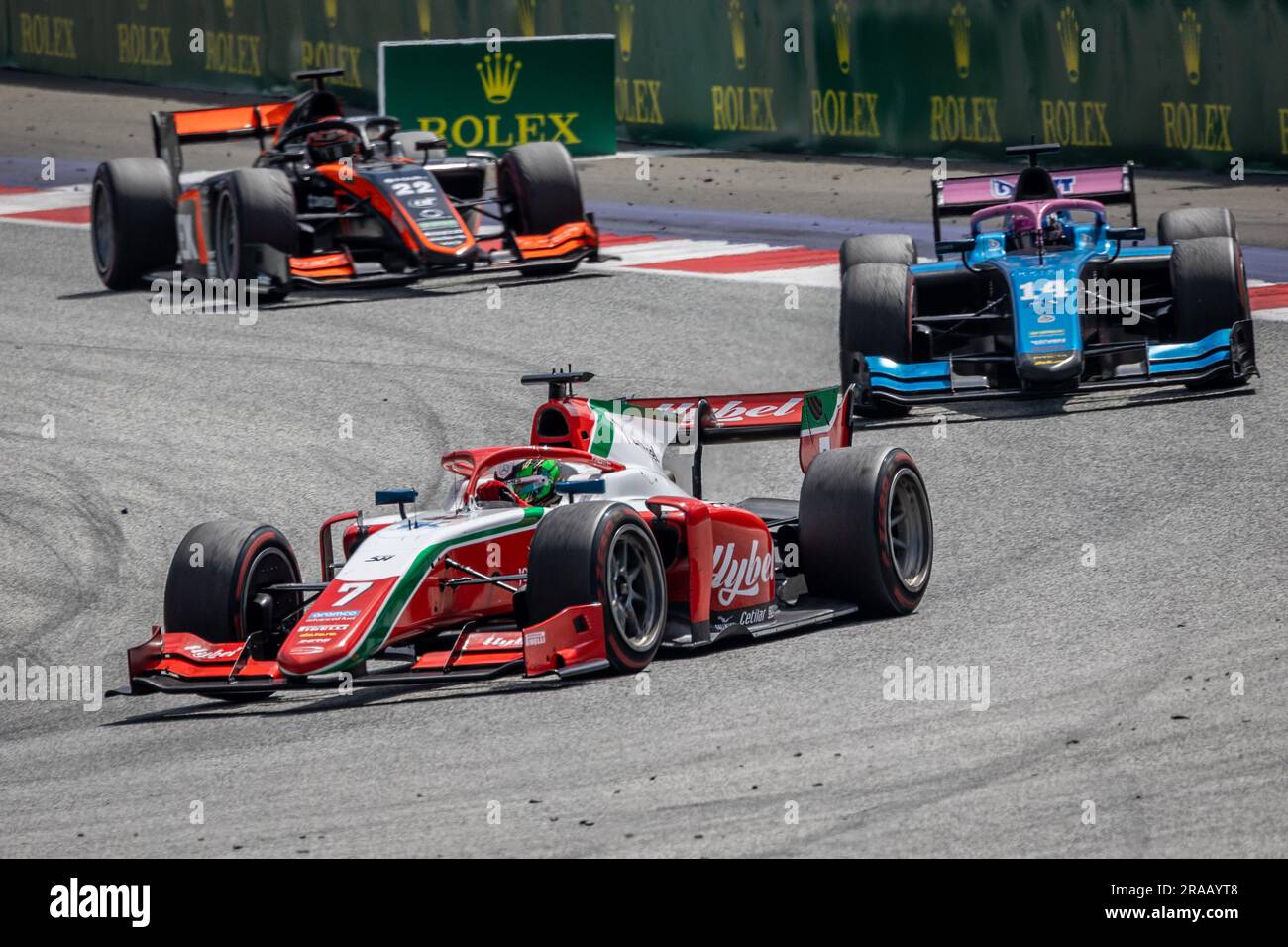 07 VESTI Frederik (dnk), Prema Racing, Dallara F2, action during the ...