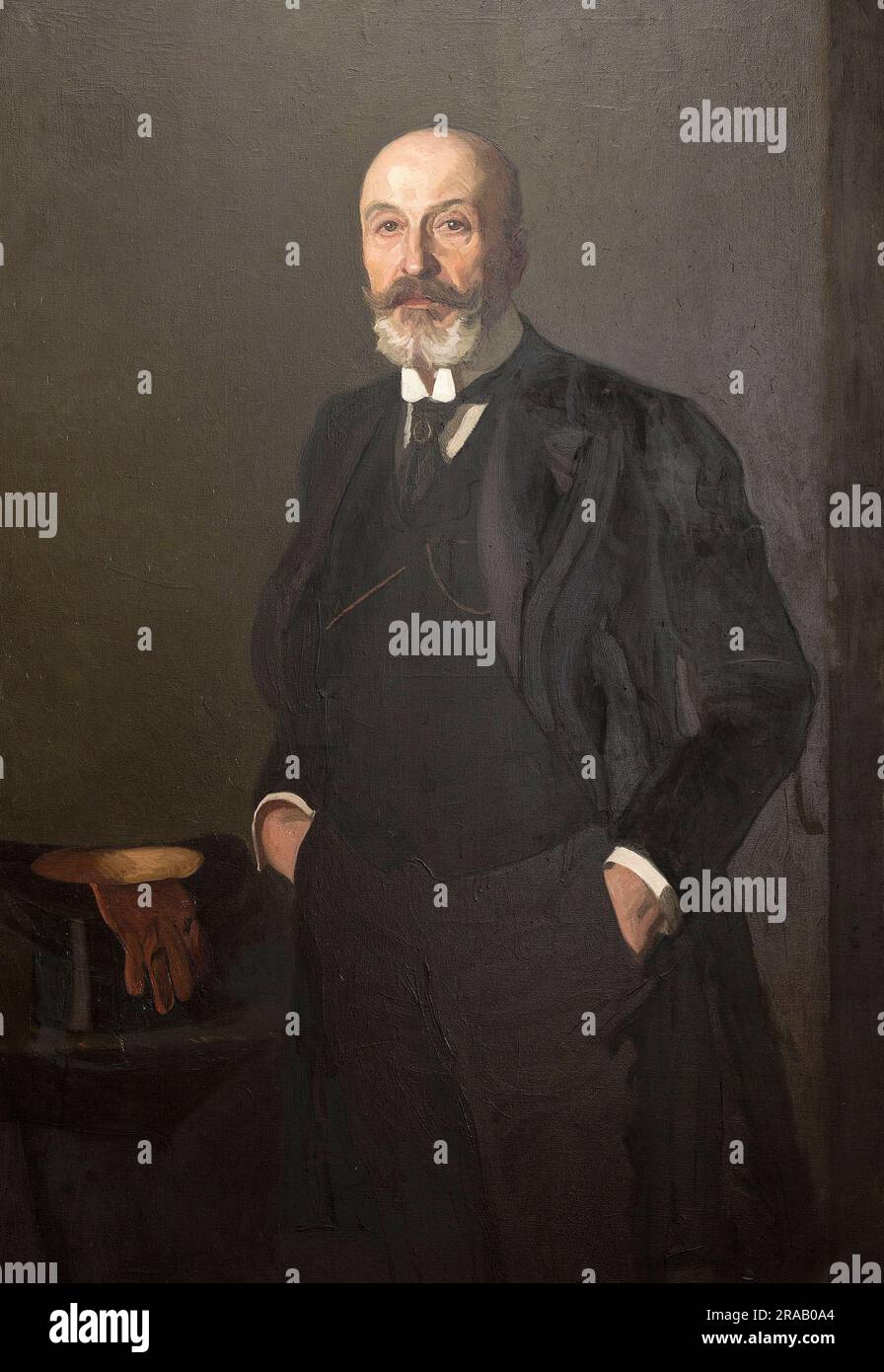 Portrait of Roman Narkiewicz-Jodko, painting by Stanislaw Lentz (1861 ...