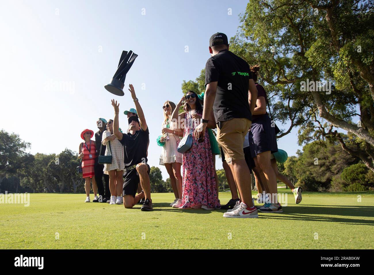 Captain Joaquín Niemann of first place team champions Torque GC ...