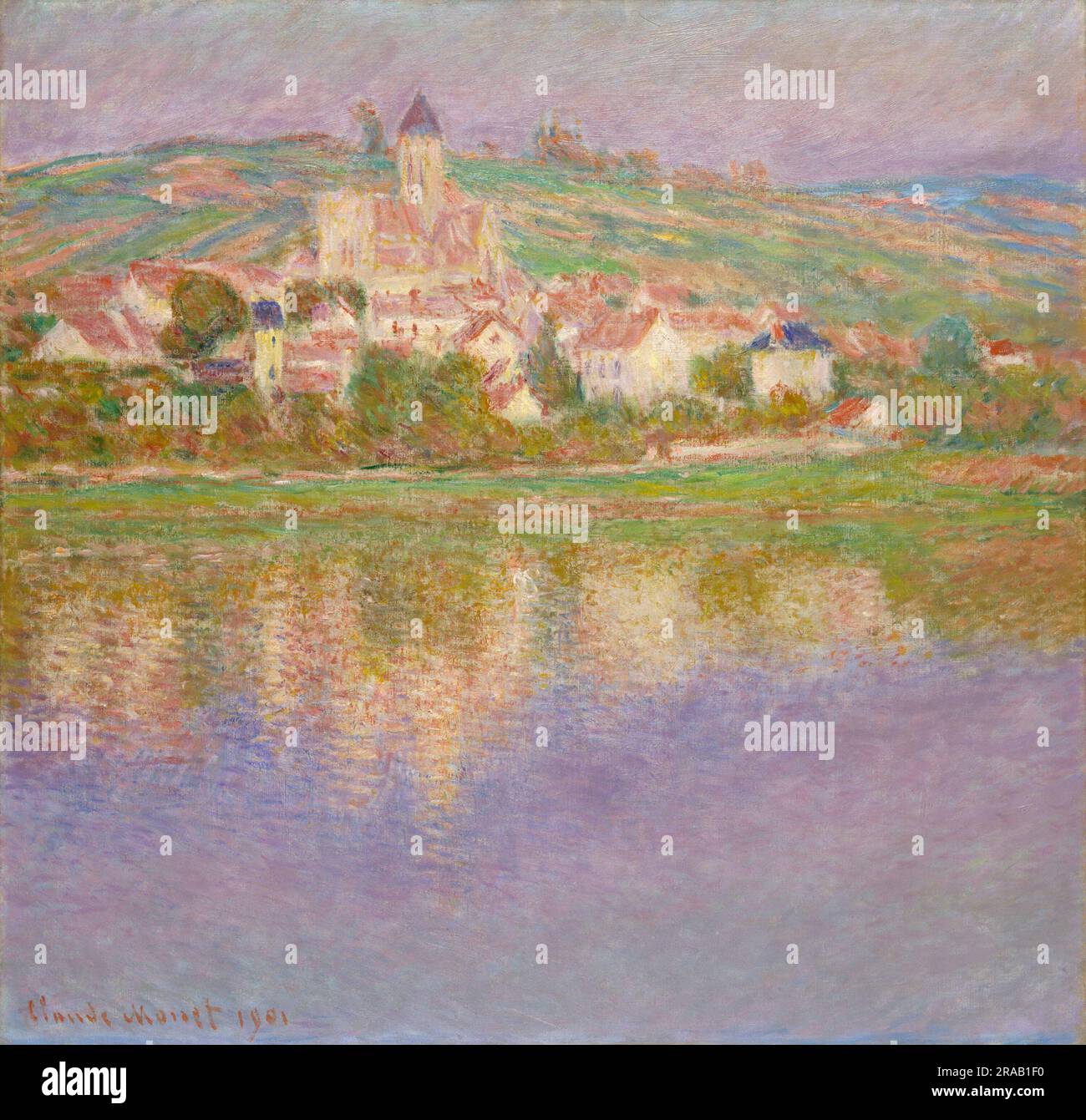 Vétheuil. Claude Monet. 1901 Stock Photo - Alamy
