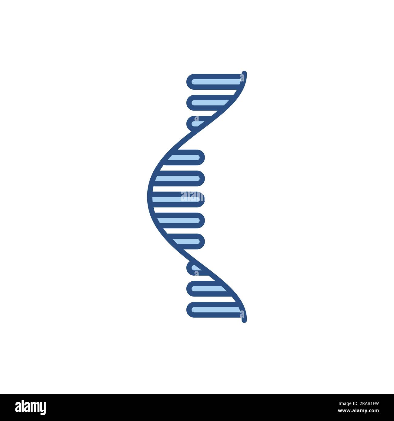 Rna Related Vector Icon Rna Sign Isolated On White Background