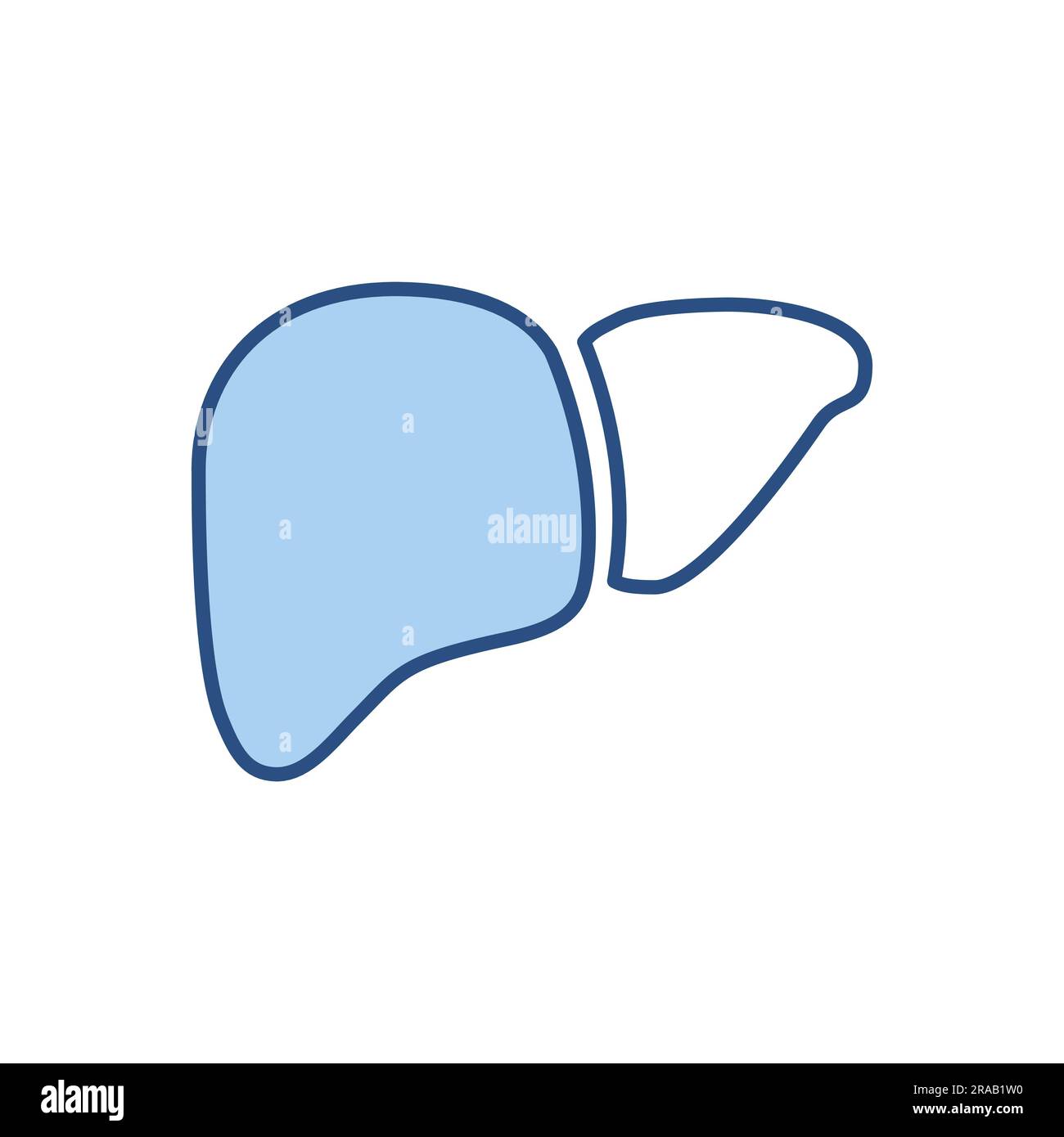 Liver Vector Icon. Isolated on the White Background. Editable EPS file ...