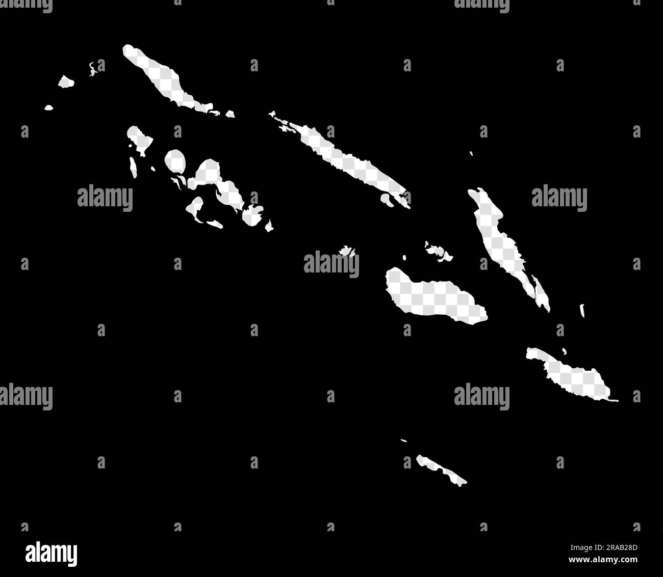Map of solomon islands hi-res stock photography and images - Alamy