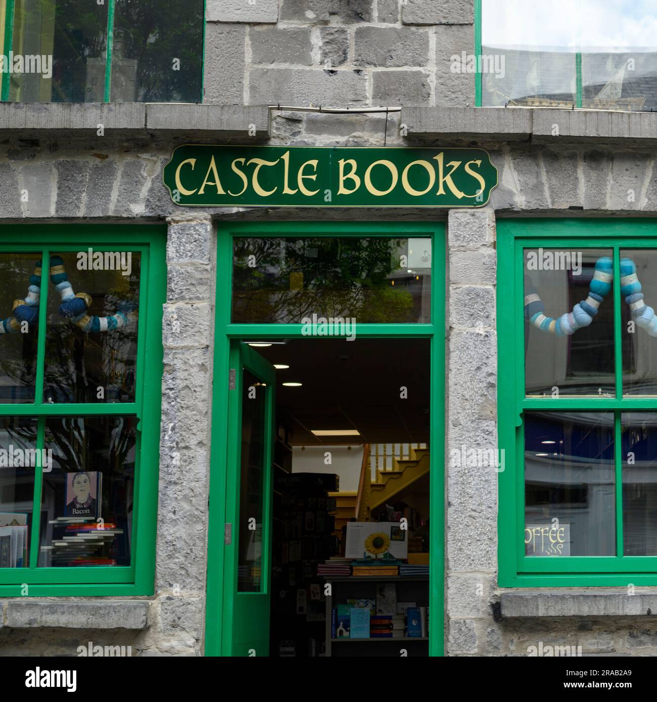 Bookshop in Castlebar, County Mayo, Ireland Stock Photo - Alamy