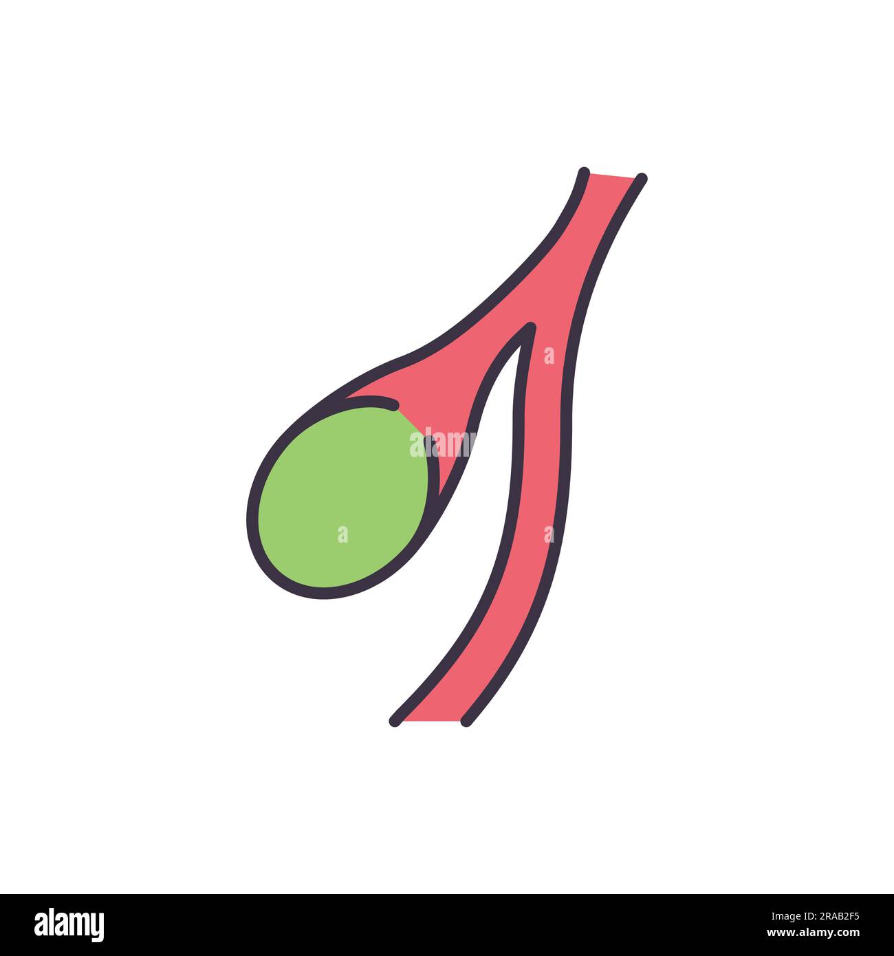 Gallbladder care logo design hi-res stock photography and images - Alamy