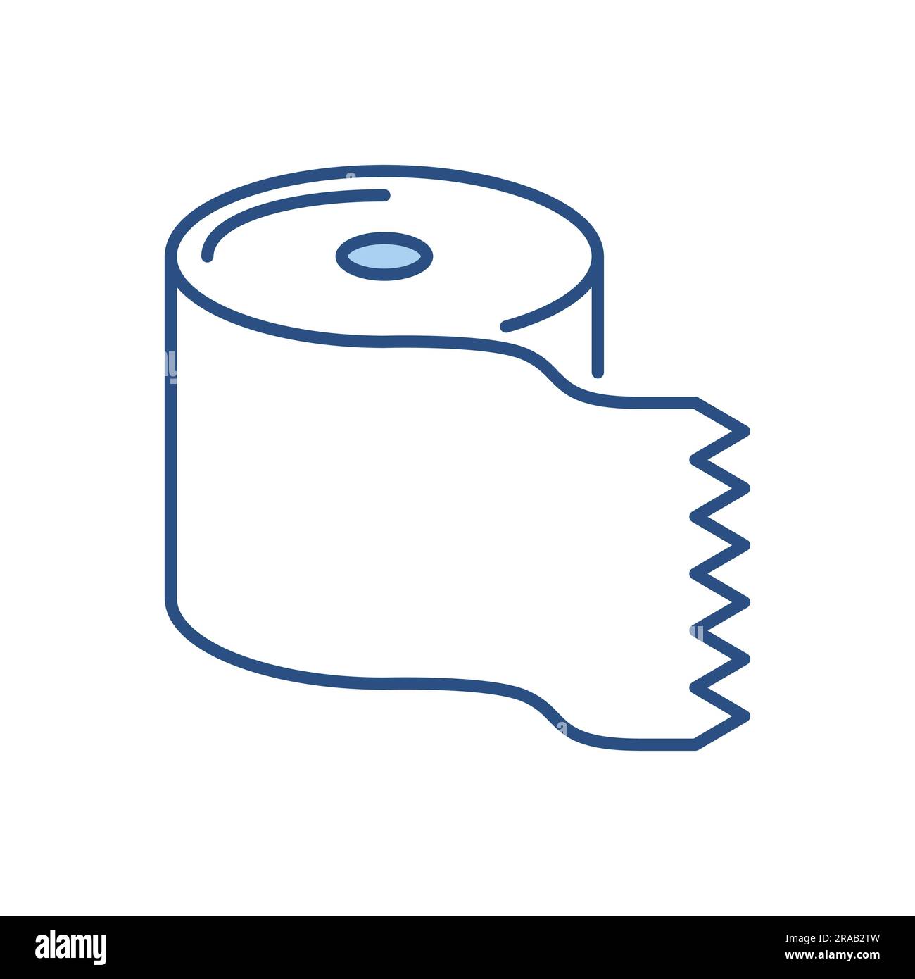 Toilet paper related vector icon. Toilet paper sign. Isolated on white ...