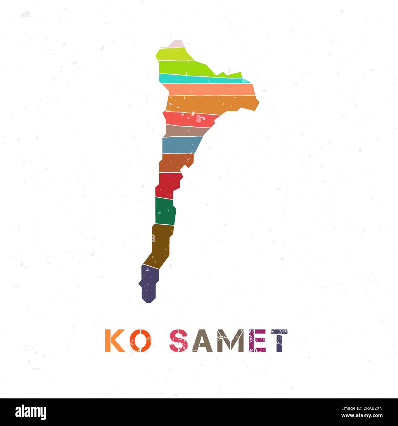 Ko samet map Stock Vector Images - Alamy