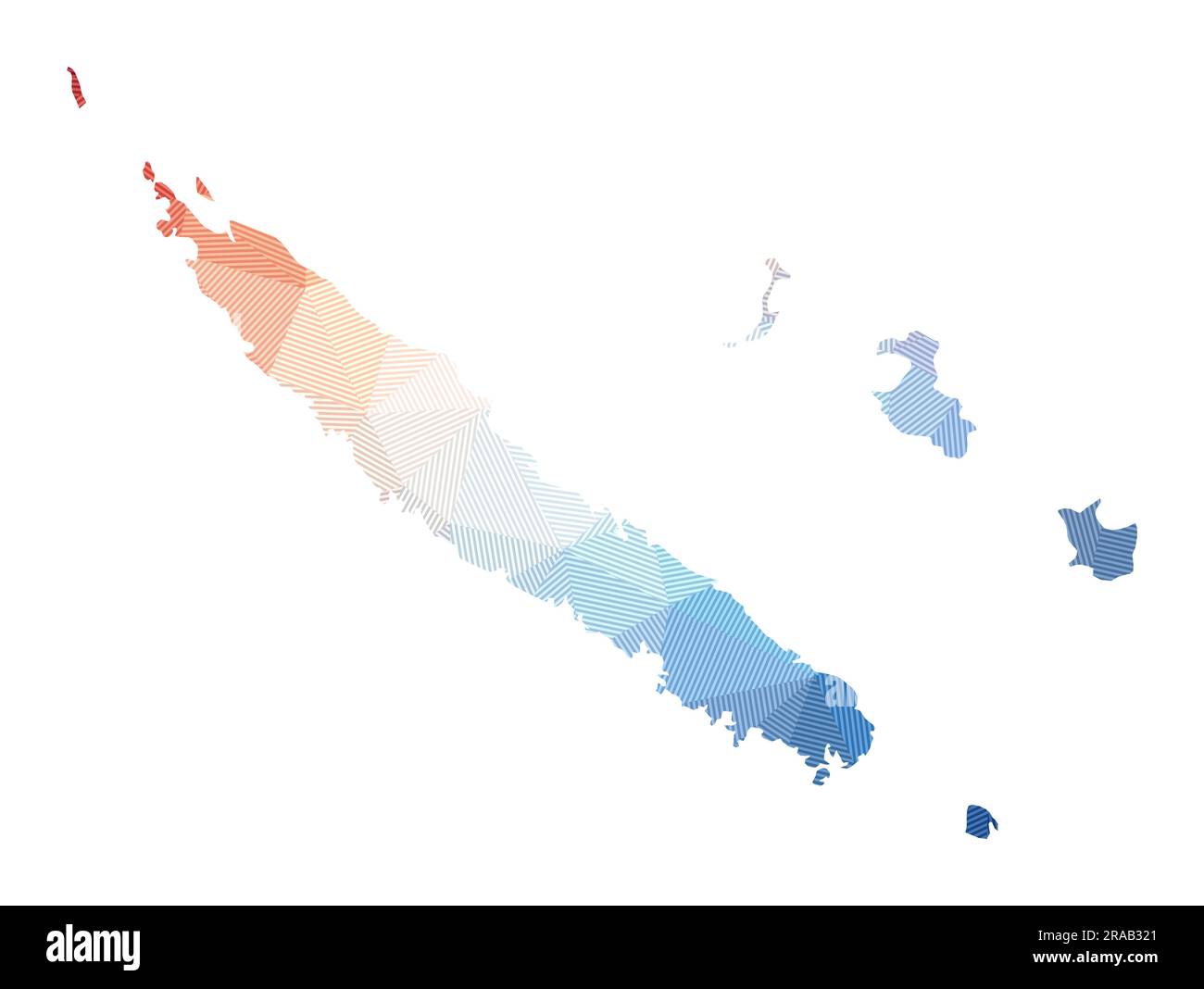 Map of caledonia Stock Vector Images - Alamy