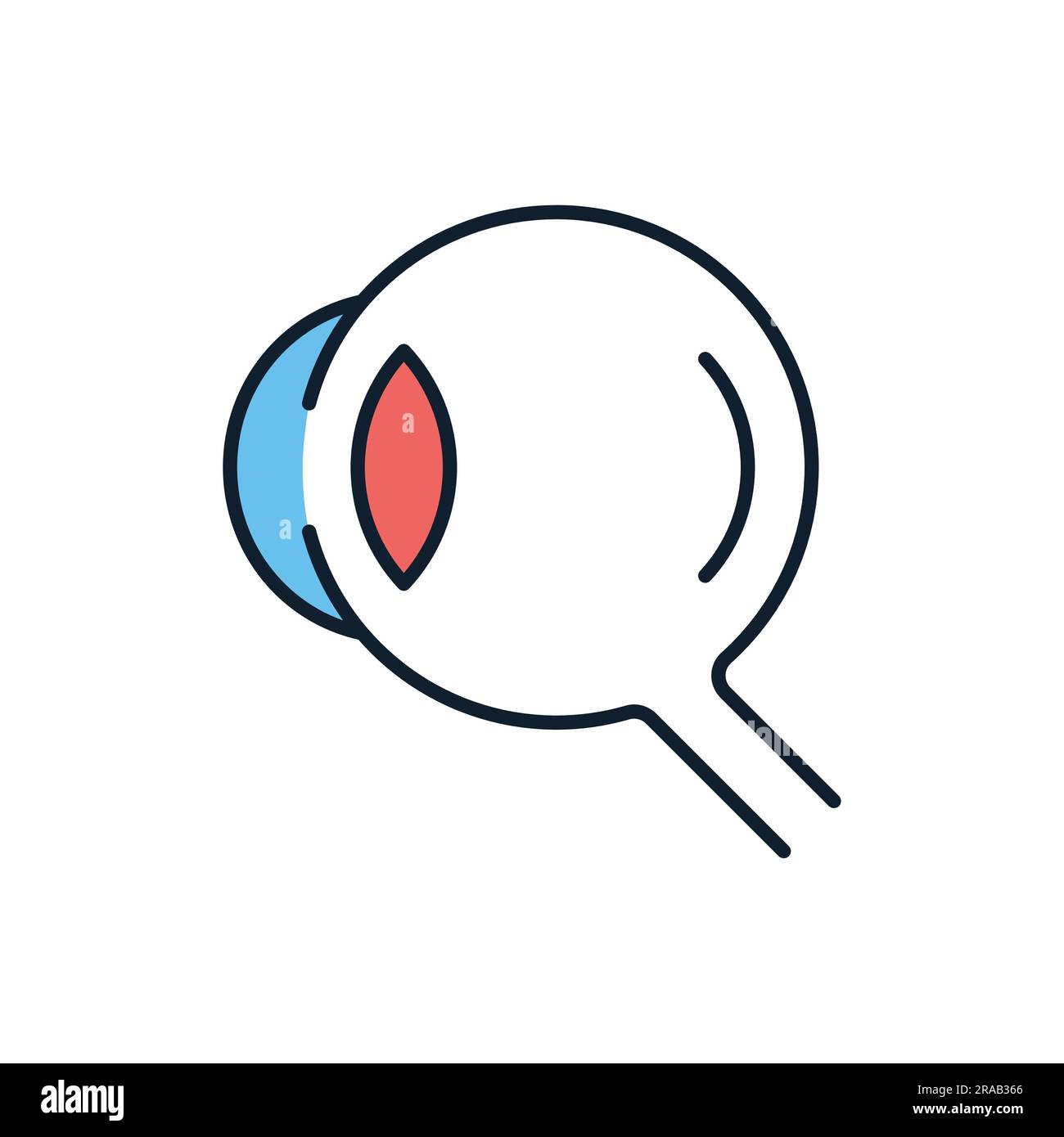 Eye Related Vector Icon. Eye sign. Isolated on White Background Stock ...