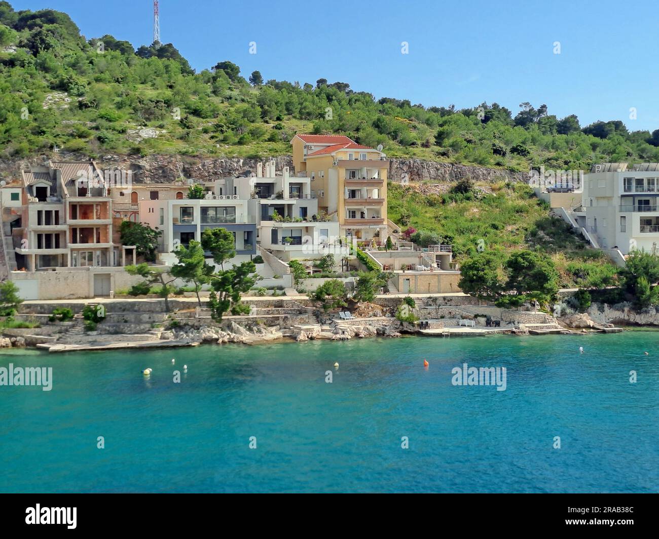 coastal landscape in dalmatia in northern croatia Stock Photo - Alamy
