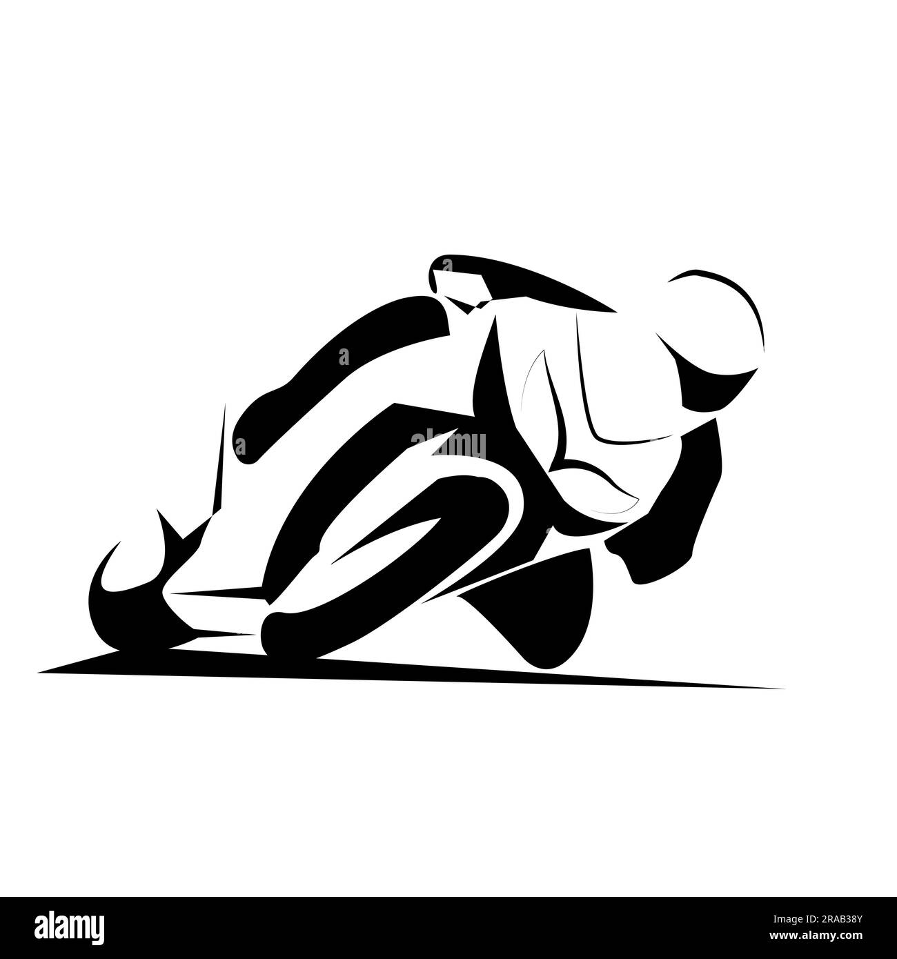 fast extreme sport bike vector eps10 illustration Stock Vector Image ...