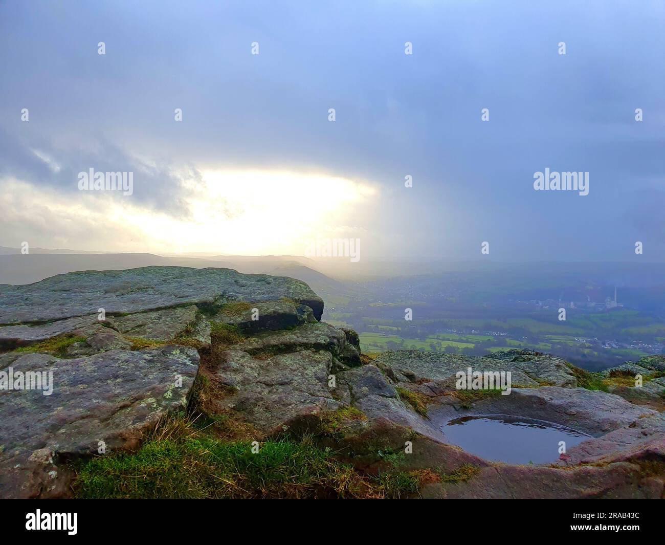 Win hill peak district derbyshire Stock Photo - Alamy