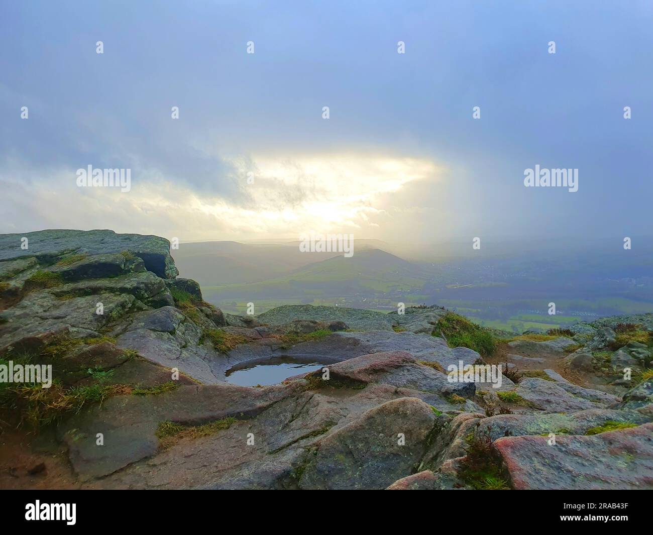 Win hill peak district derbyshire Stock Photo - Alamy