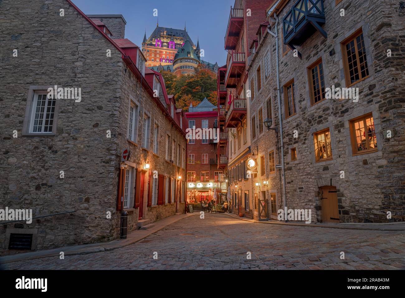 the central point that attracts all tourists to the old city of Quebec ...