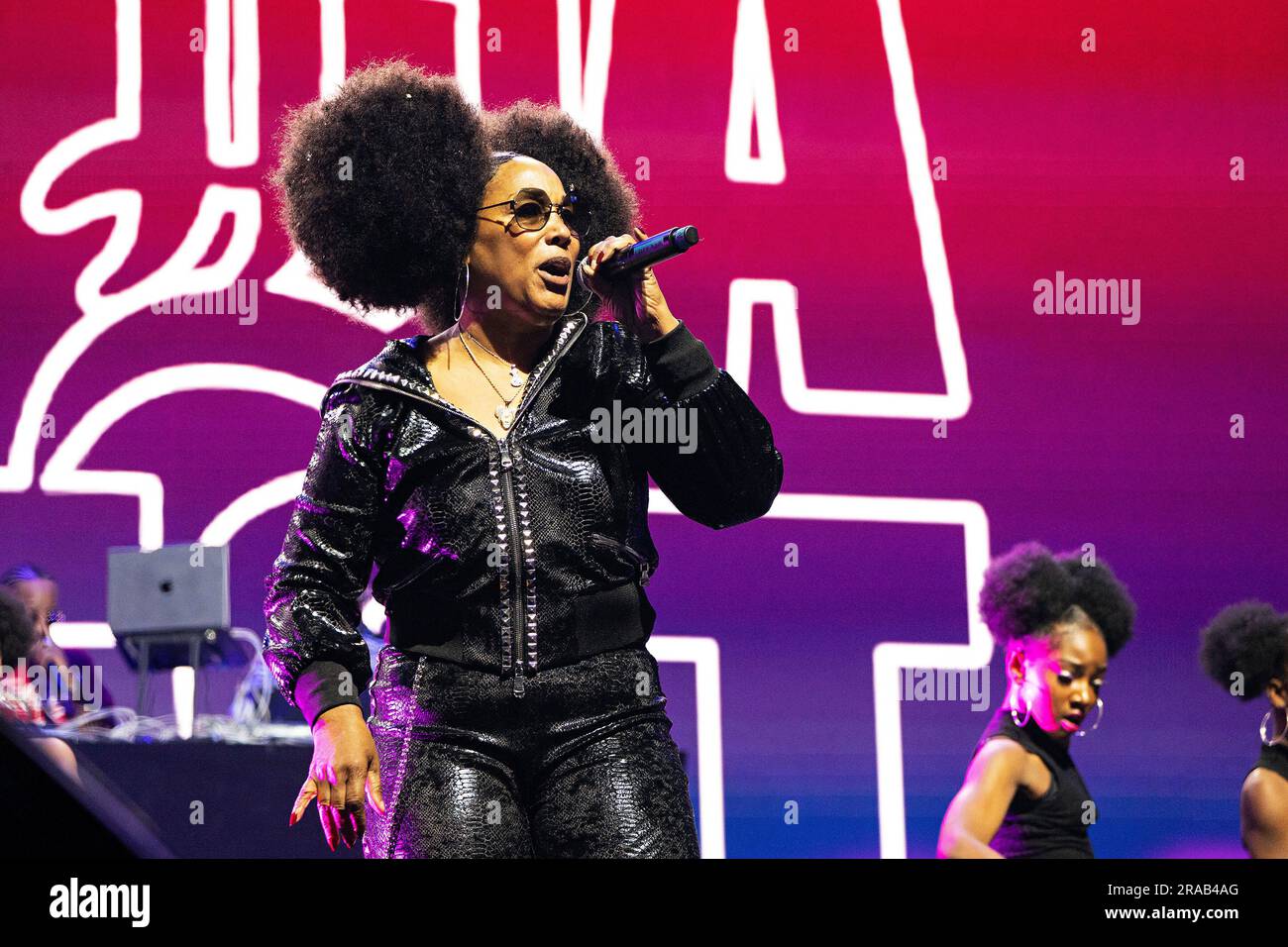 The Lady of Rage performs at the Essence Festival on Saturday, July 1 ...