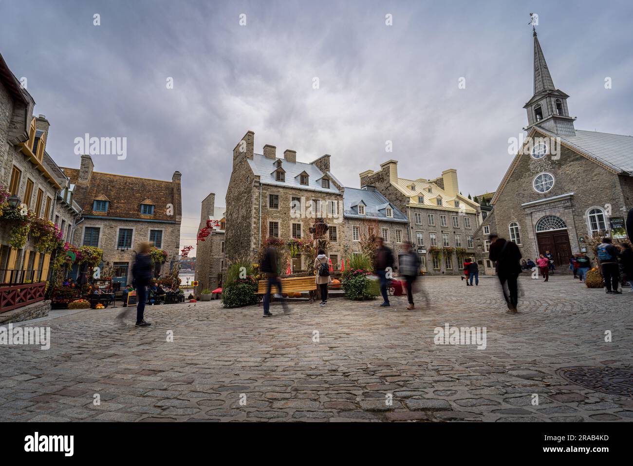 Quebec, the Champlain Cartier, with its cobblestone streets and French ...