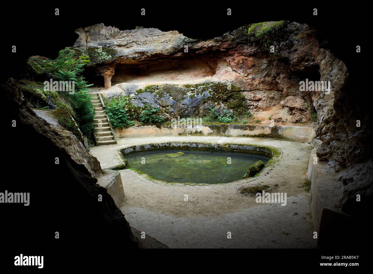 Antique roman thermal baths in Geoagiu-Bai, Romania Stock Photo - Alamy