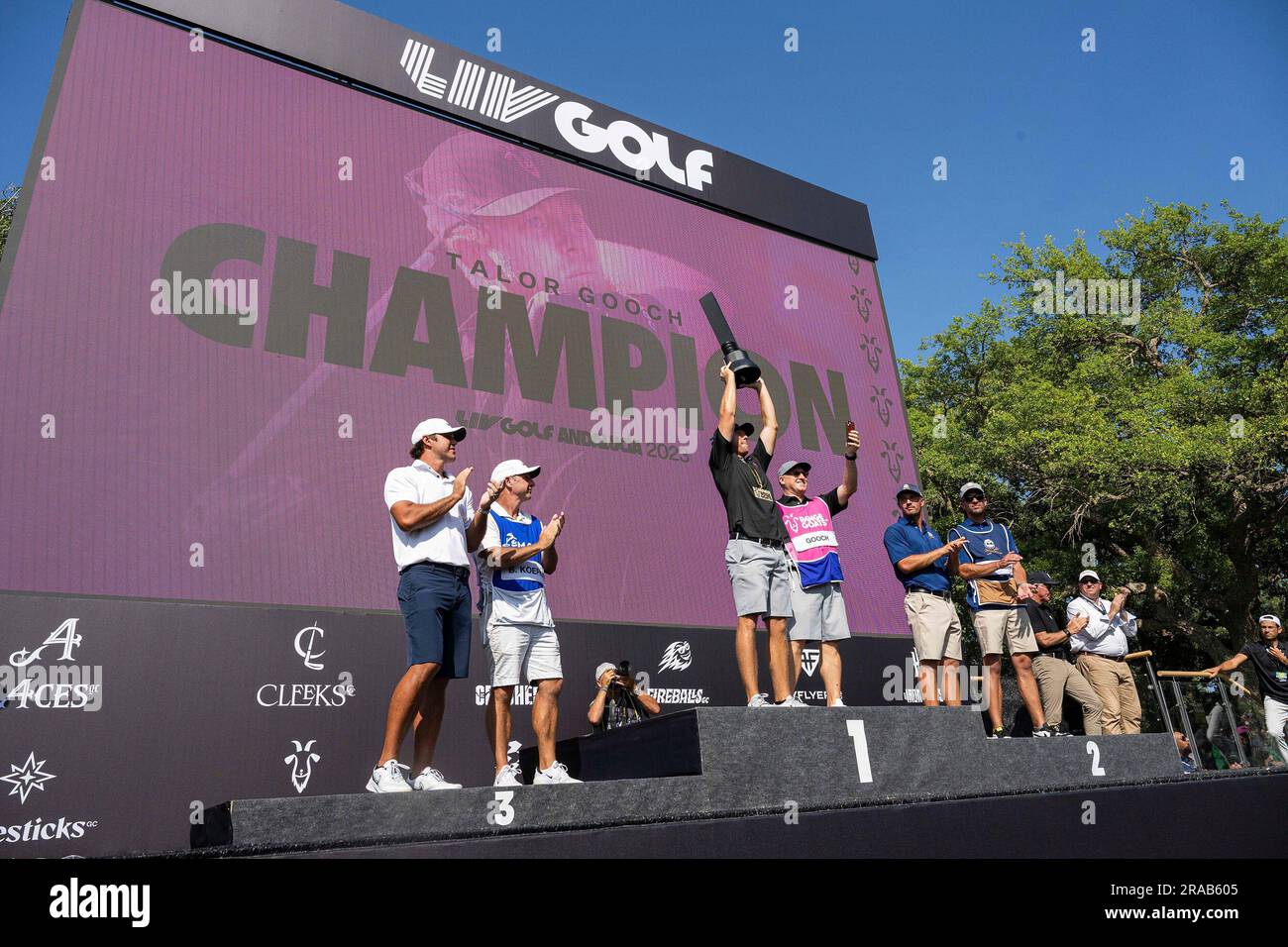 First place individual champion Talor Gooch of RangeGoats GC celebrates ...