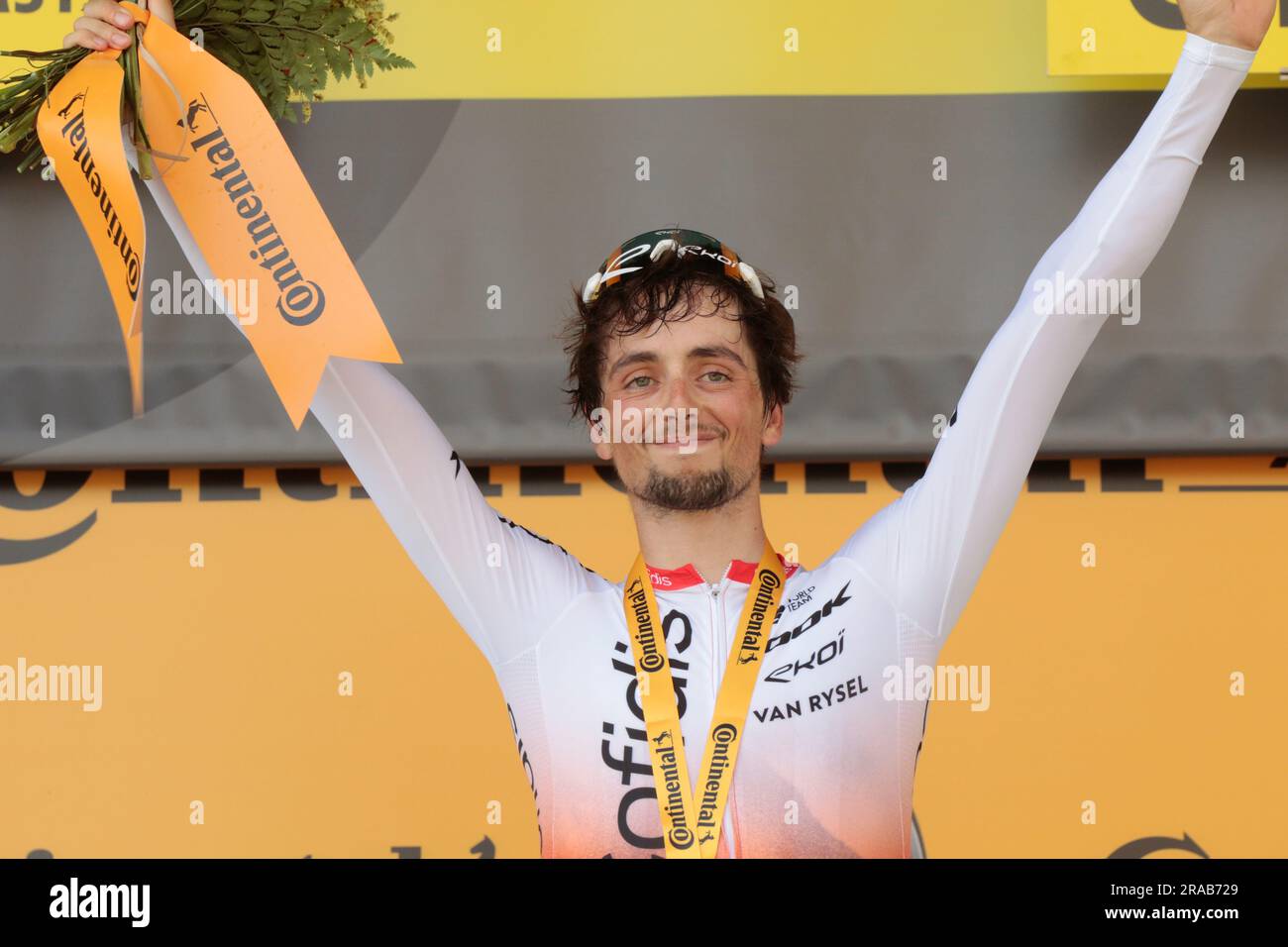 Victor Lafay France of team cofidis wins stage 2 of tour de france 2023 ...