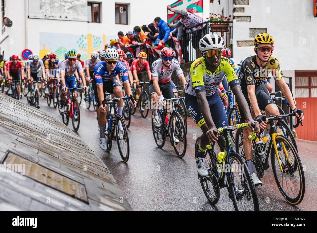 San Sebastian, Spain. 02nd July, 2023. Picture by Alex Whitehead/SWpix ...