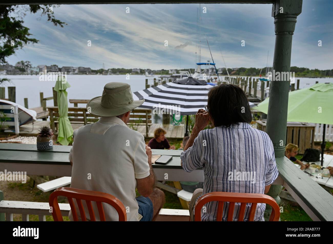 UNITED STATES - June 2023: Folks enjoy breakfast at a dinner on Silver ...