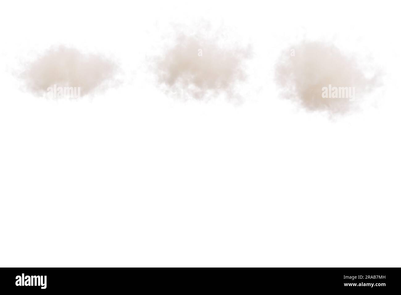 White clouds sky fog Cut Out Stock Images & Pictures - Alamy