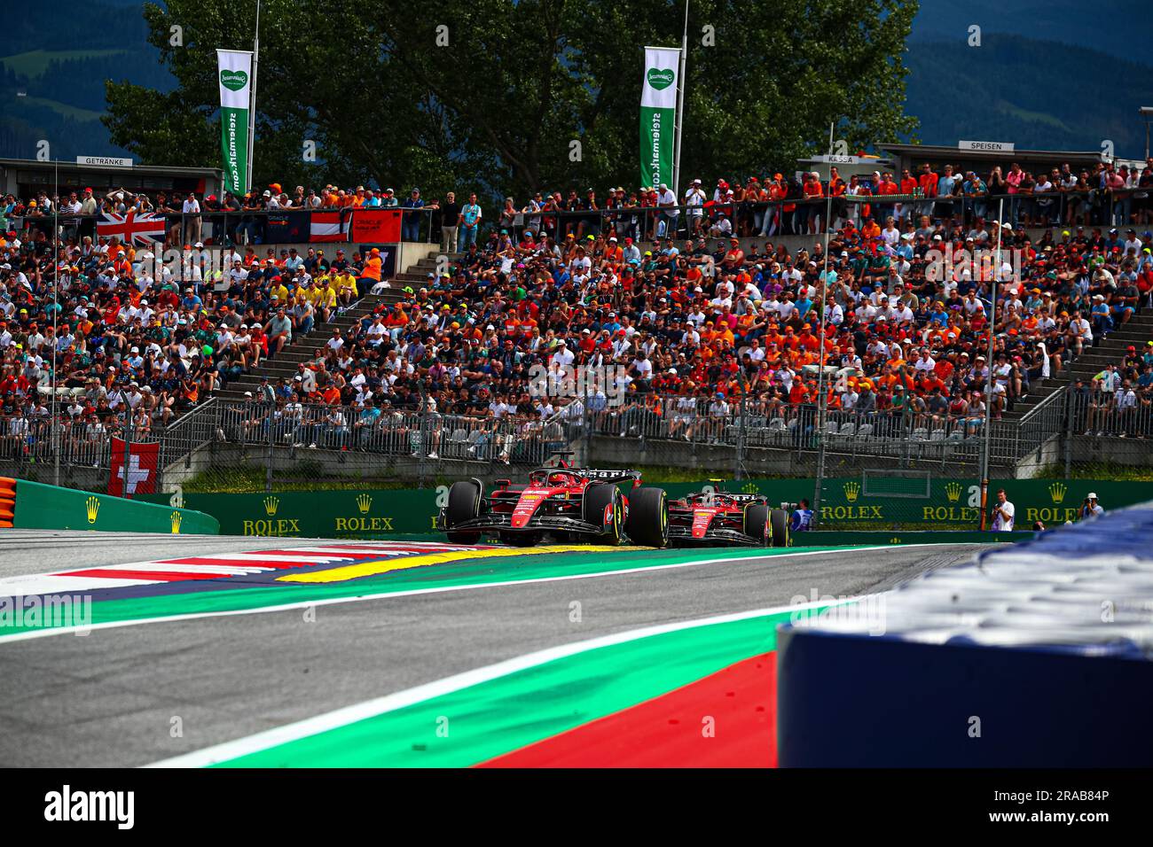 #16 Charles Leclerc, (MON) Scuderia Ferrari during the Austrian GP ...