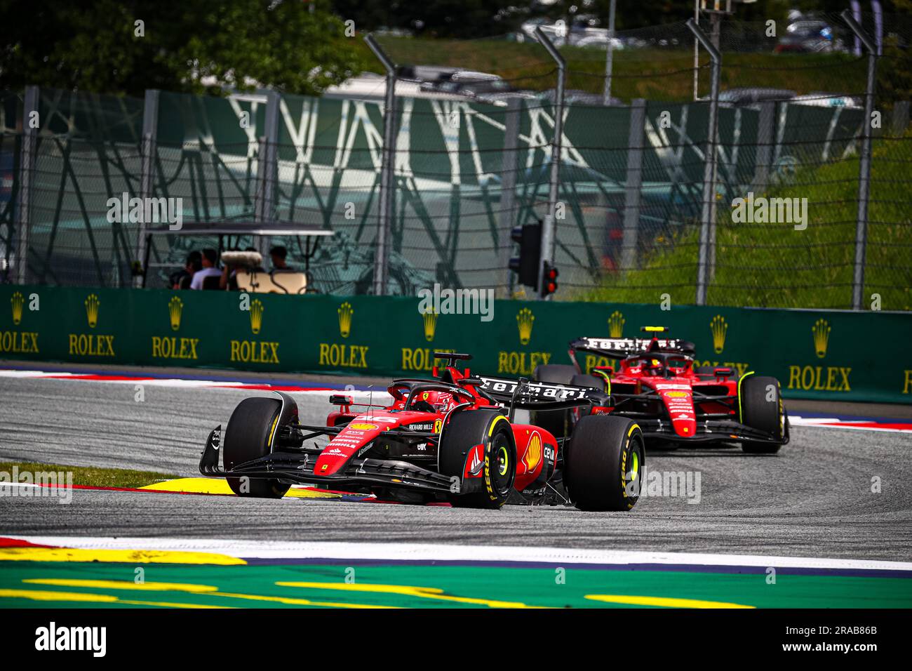 #16 Charles Leclerc, (MON) Scuderia Ferrari during the Austrian GP ...