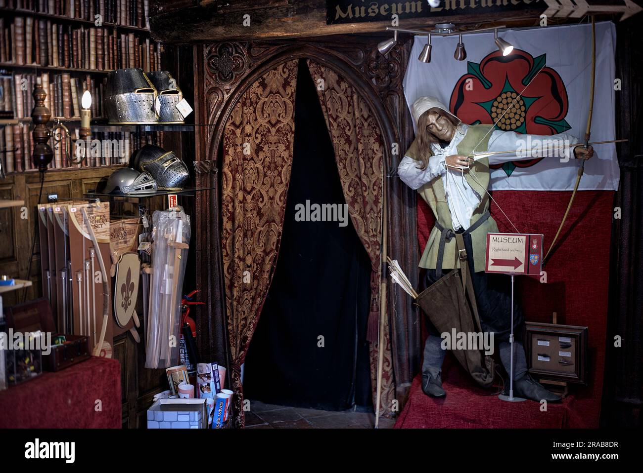 Tudor World Museum interior Sheep street Stratford upon Avon England UK ...