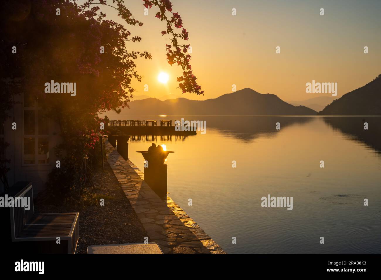 Beautiful sea coast and Adaian restaurant near Cleopatra Bath Bay ...