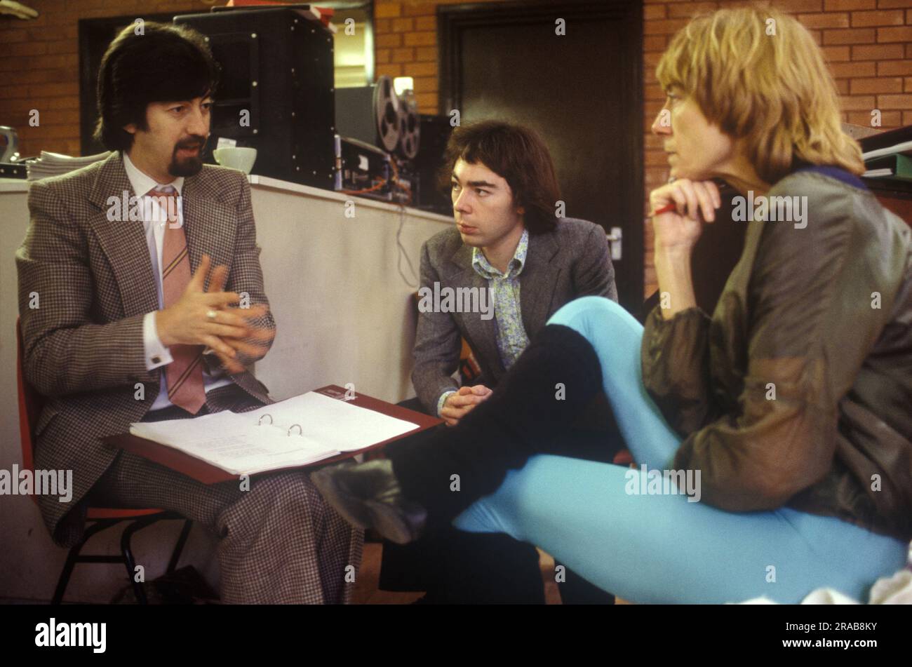 Trevor Nunn, Andrew Lloyd Webber, Gillian Lynn, discussing the ...