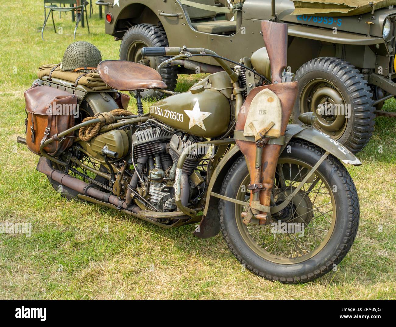 Ww2 american military motorbikes hi-res stock photography and images ...